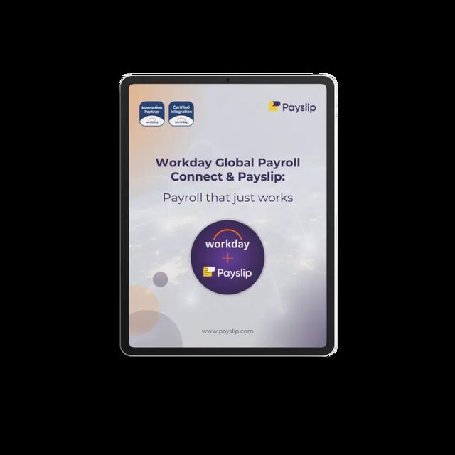 E-Book - Workday Global Payroll Connect & Payslip - Payslip